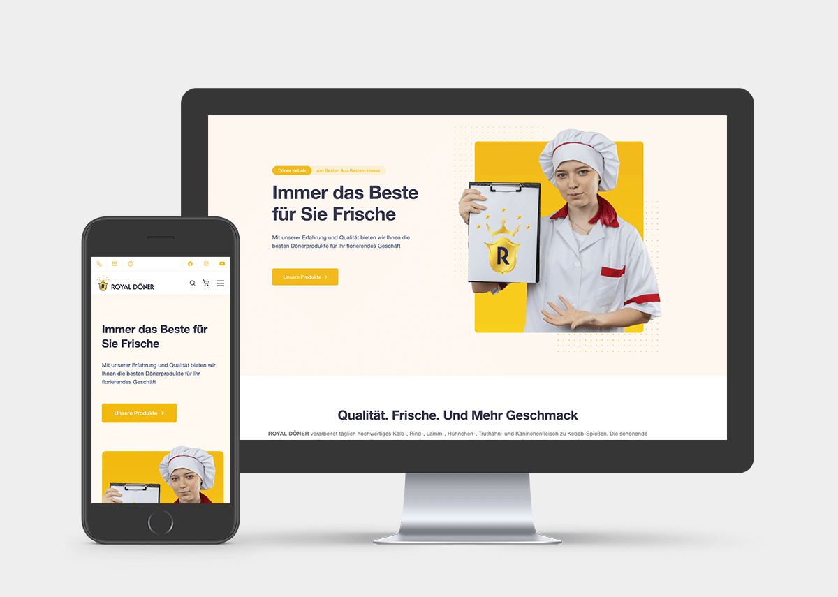 Notre nouveau site web est en ligne - Royal Döner AG